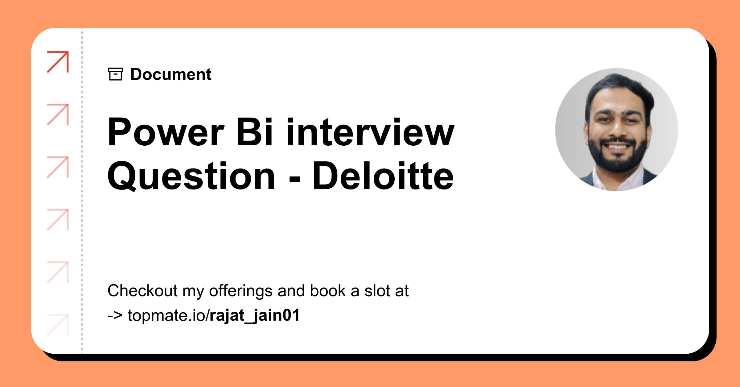 Power Bi interview Question - Deloitte with Rajat Jain